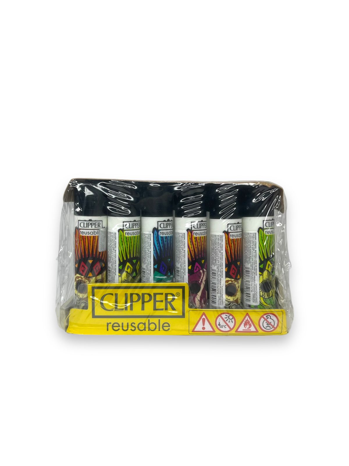 Caixa de Isqueiro Clipper Native Totem 2 C/24 - Distribuidora Lemon