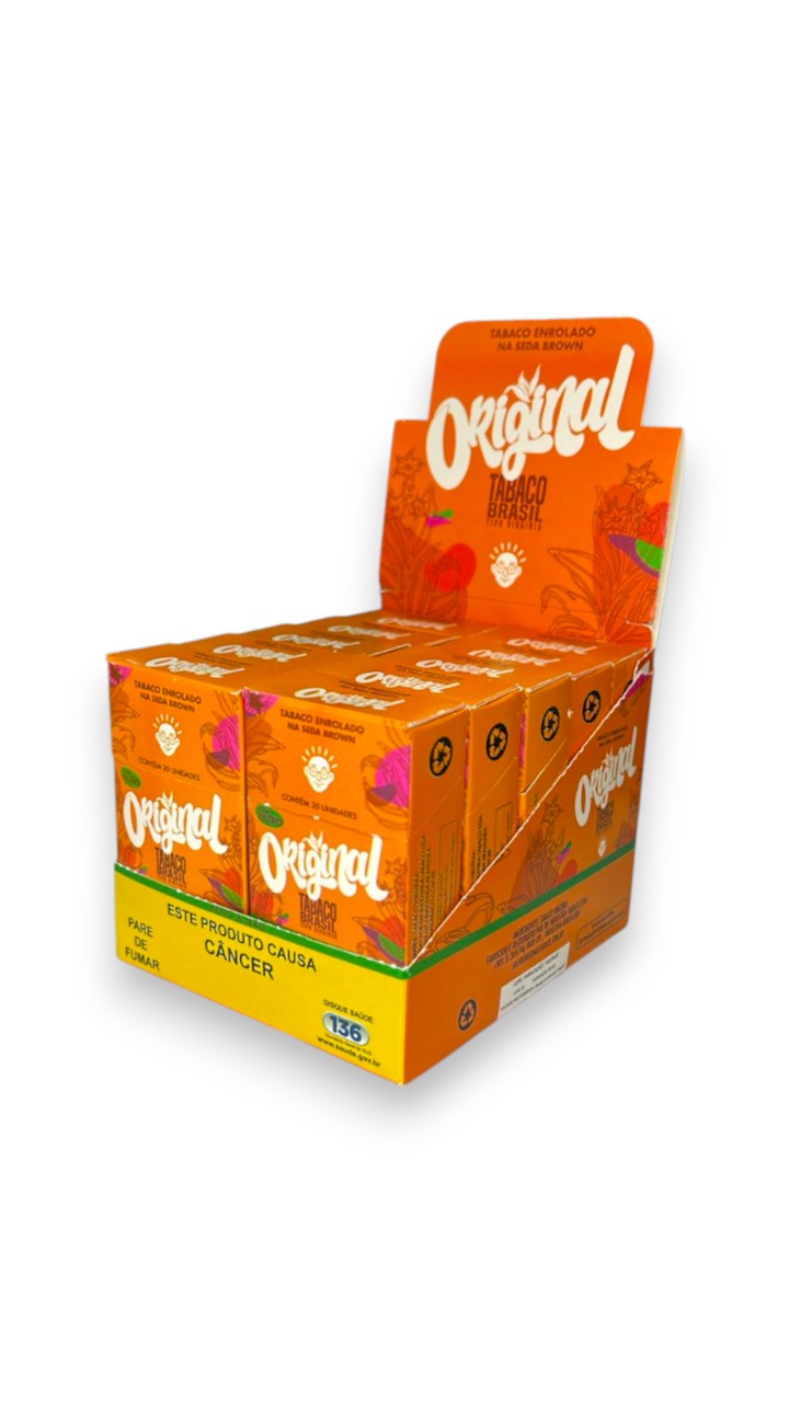 Caixa de Tabaco Original Bolado C/10 - Distribuidora Lemon